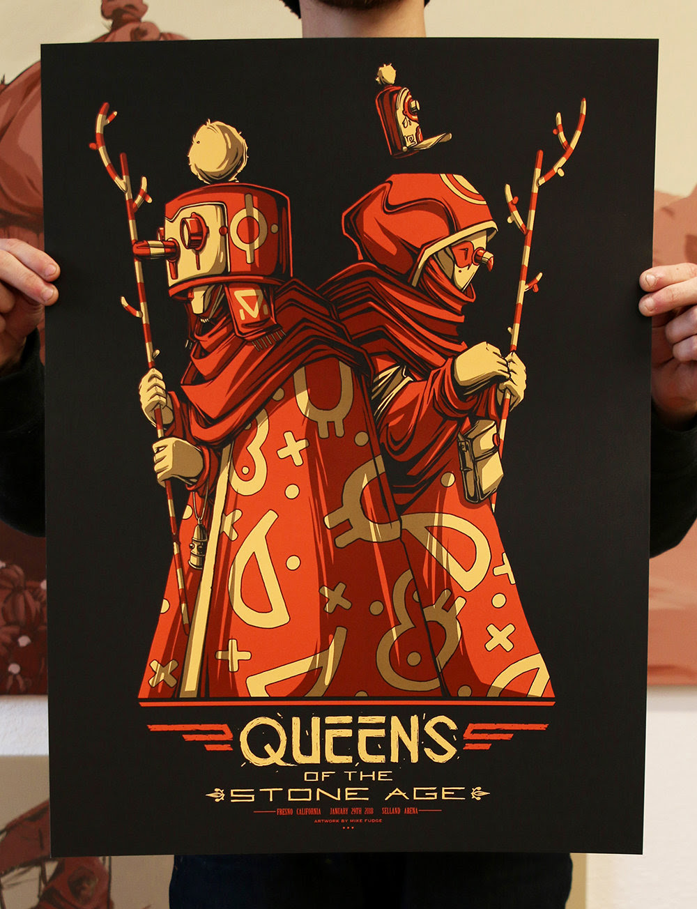 INSIDE THE ROCK POSTER FRAME BLOG: Mike Fudge Queens of the Stone Age ...