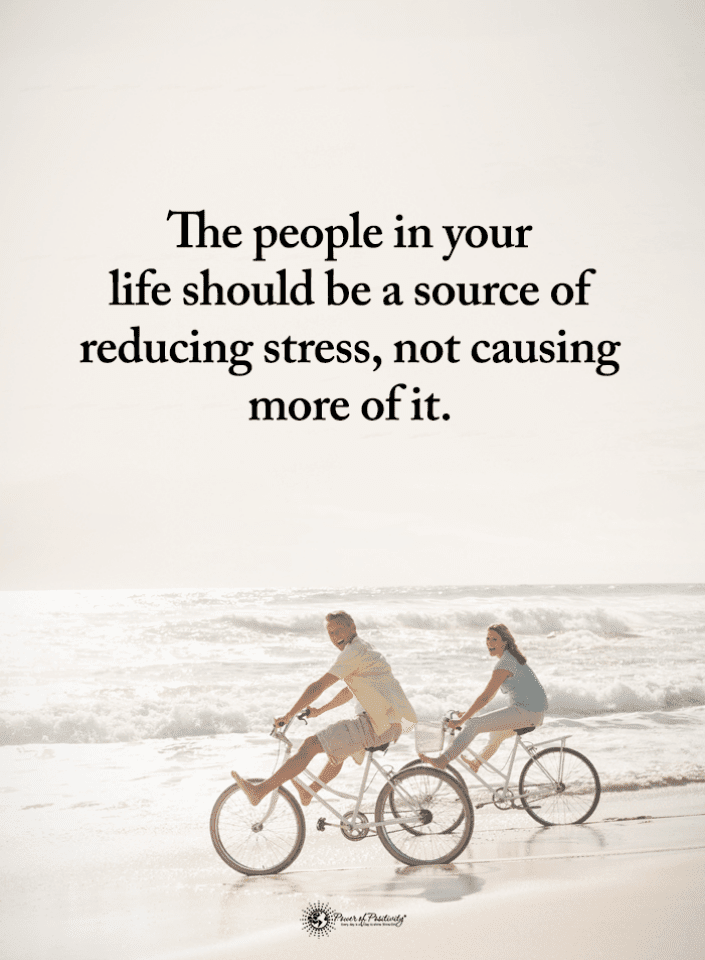 The people in your life should be a source of reducing stress | People ...