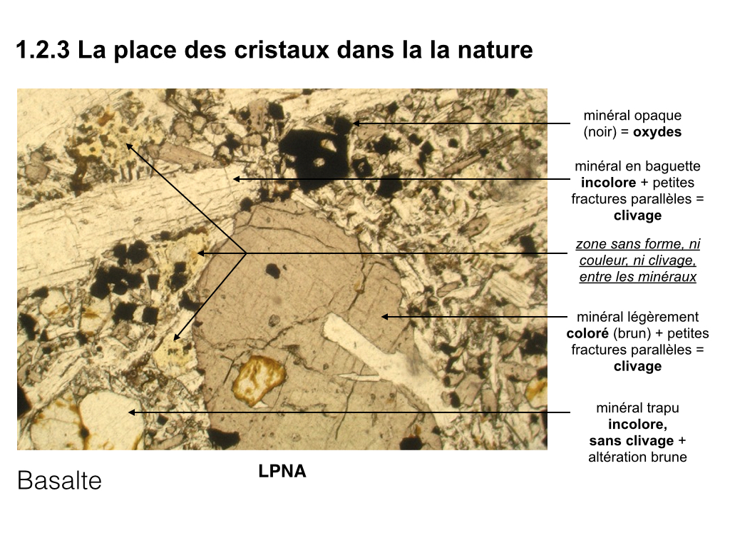 svtOlycée: Le basalte : une roche magmatique et volcanique de la croûte ...