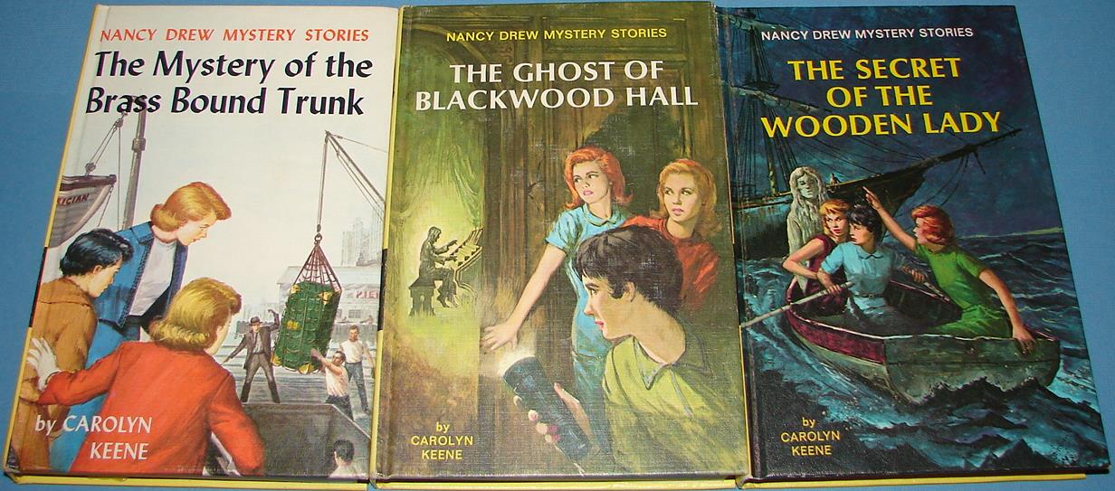 Series Books for Girls: A Trio of Nancy Drew Books Signed by Harriet Adams