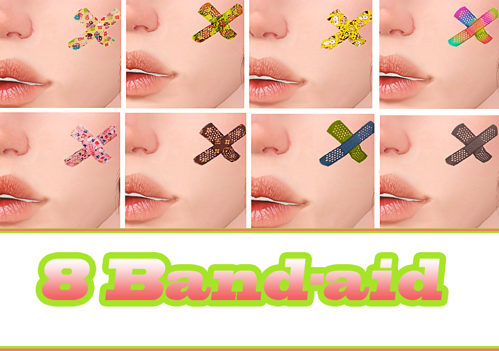 My Sims 3 Blog: Clothing and Band-Aid Accessories by Simaniacos