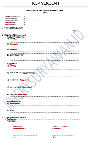 Format Rpp Terbaru 2019 Sma - Materi Soal