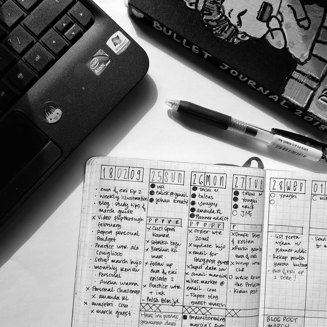 RAPID LOGGING BULLET JOURNAL - ewafebri | Journaling Blog