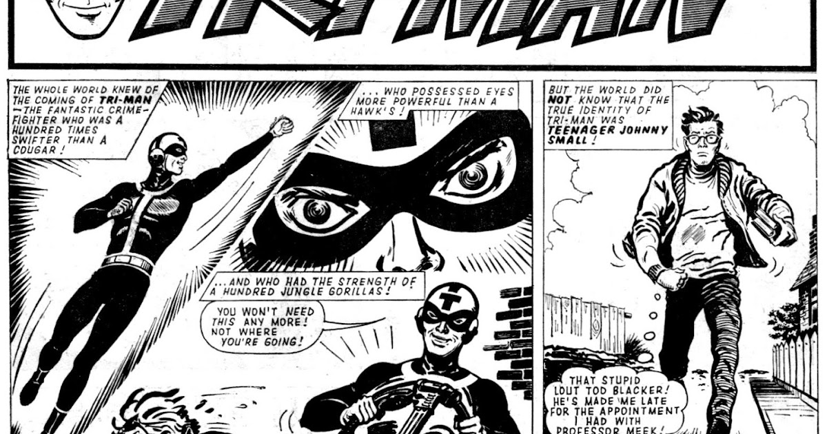 CRIVENS! COMICS & STUFF!: THE INCREDIBLE TRI-MAN - PART THREE...