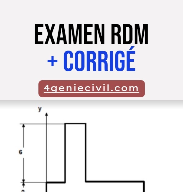 examen corrigée en rdm