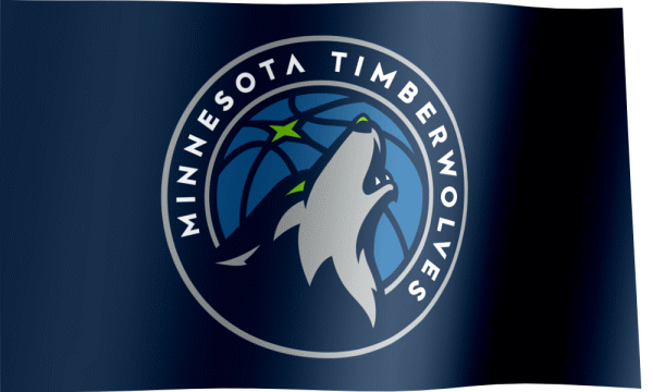 Minnesota Timberwolves Fan Flag (GIF) - All Waving Flags