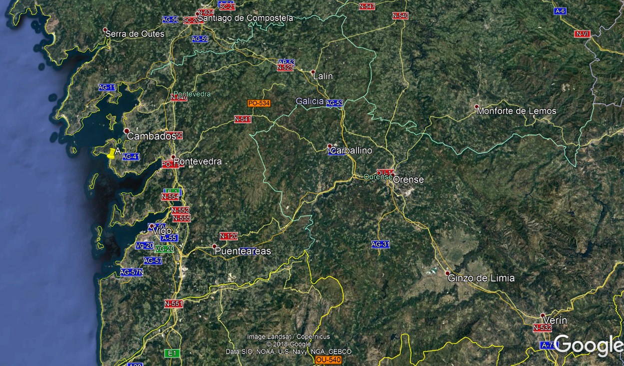 ArqueoLugares: Castro de A LANZADA prox. Noalla. Sanxenxo. Pontevedra ...
