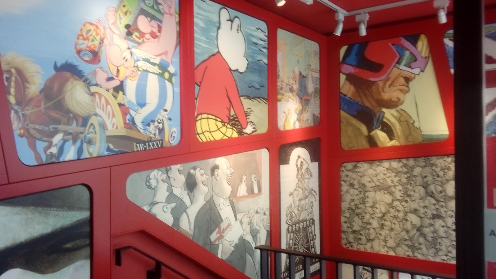 Boys Adventure Comics: Cartoon Musuem - glimpses inside, part 2