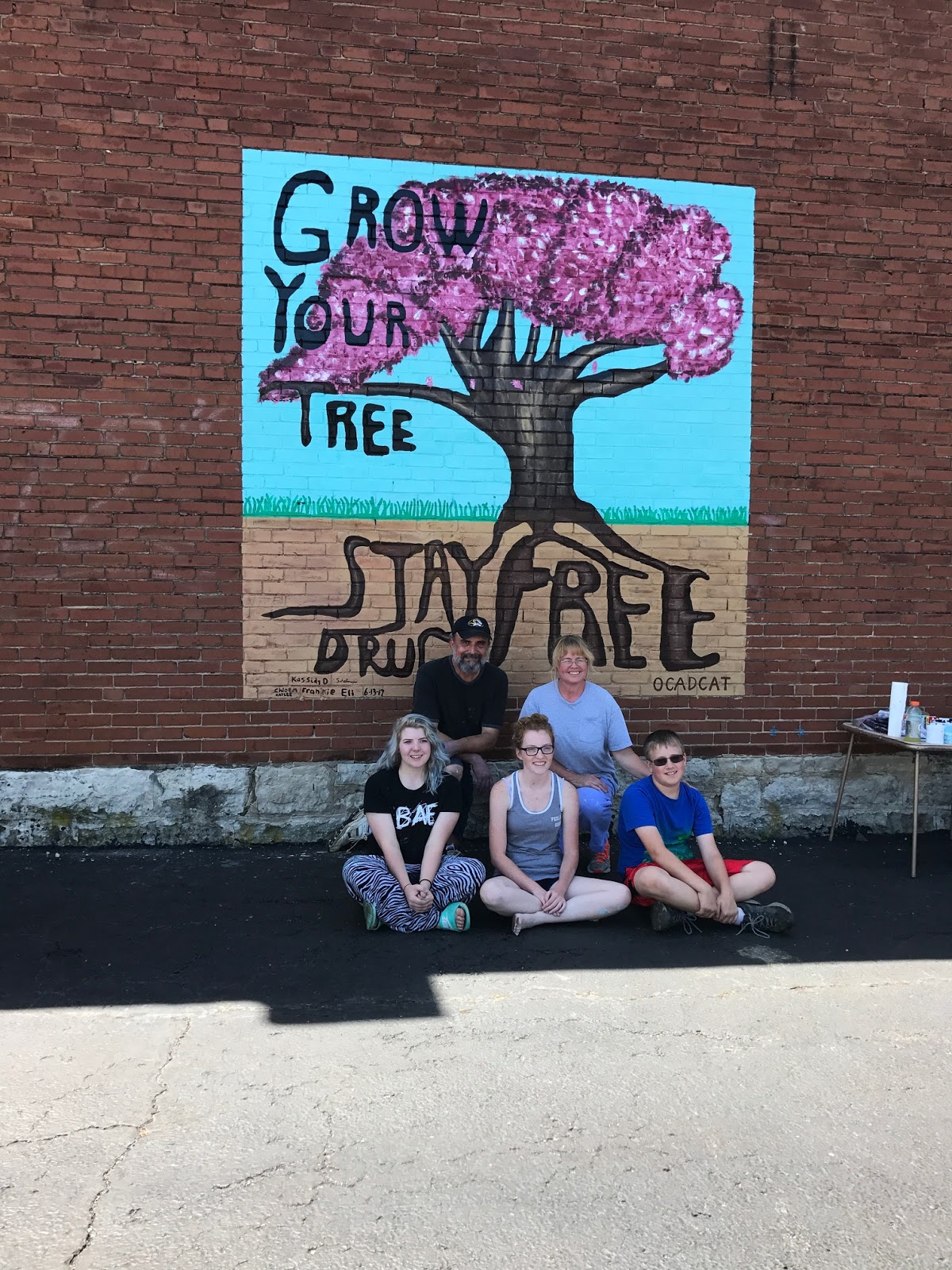 Fred Schollmeyer: Drug Free Mural