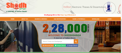 The Indian Librarian Blog: Shodh Ganga : A reservoir of Indian Theses