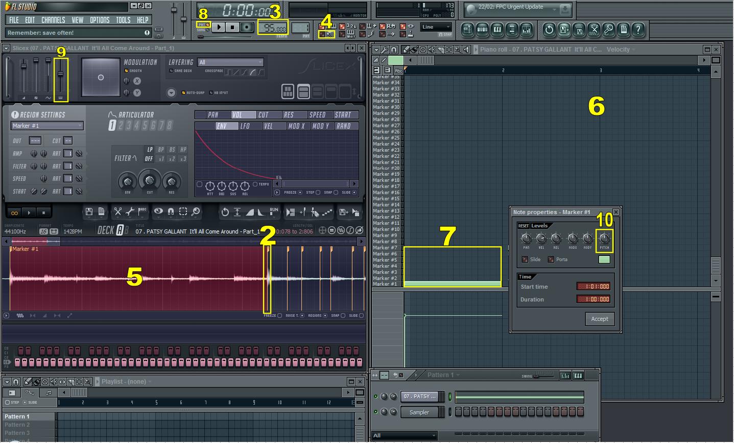 DJIZ aka Bill CARSON: Sampling using SLICEX on FL Studio