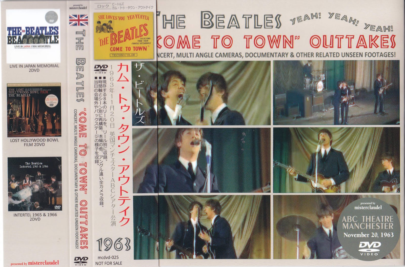 The Beatles - Come To Town Outtakes-New (1DVD With OBI Strip)