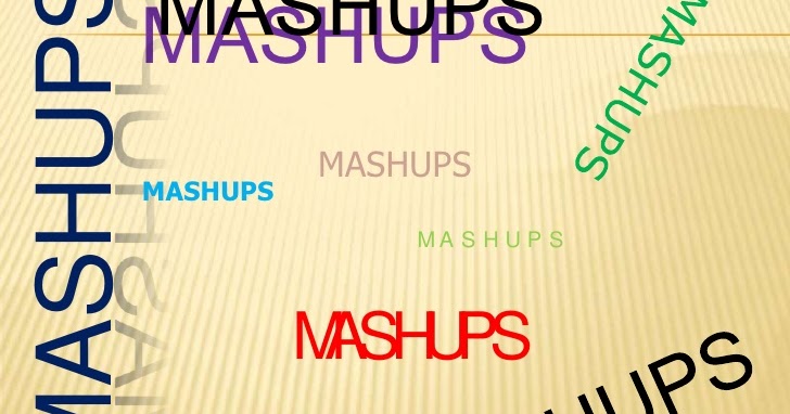 Operaciones Isa: 7.2. TIpos de mashup.