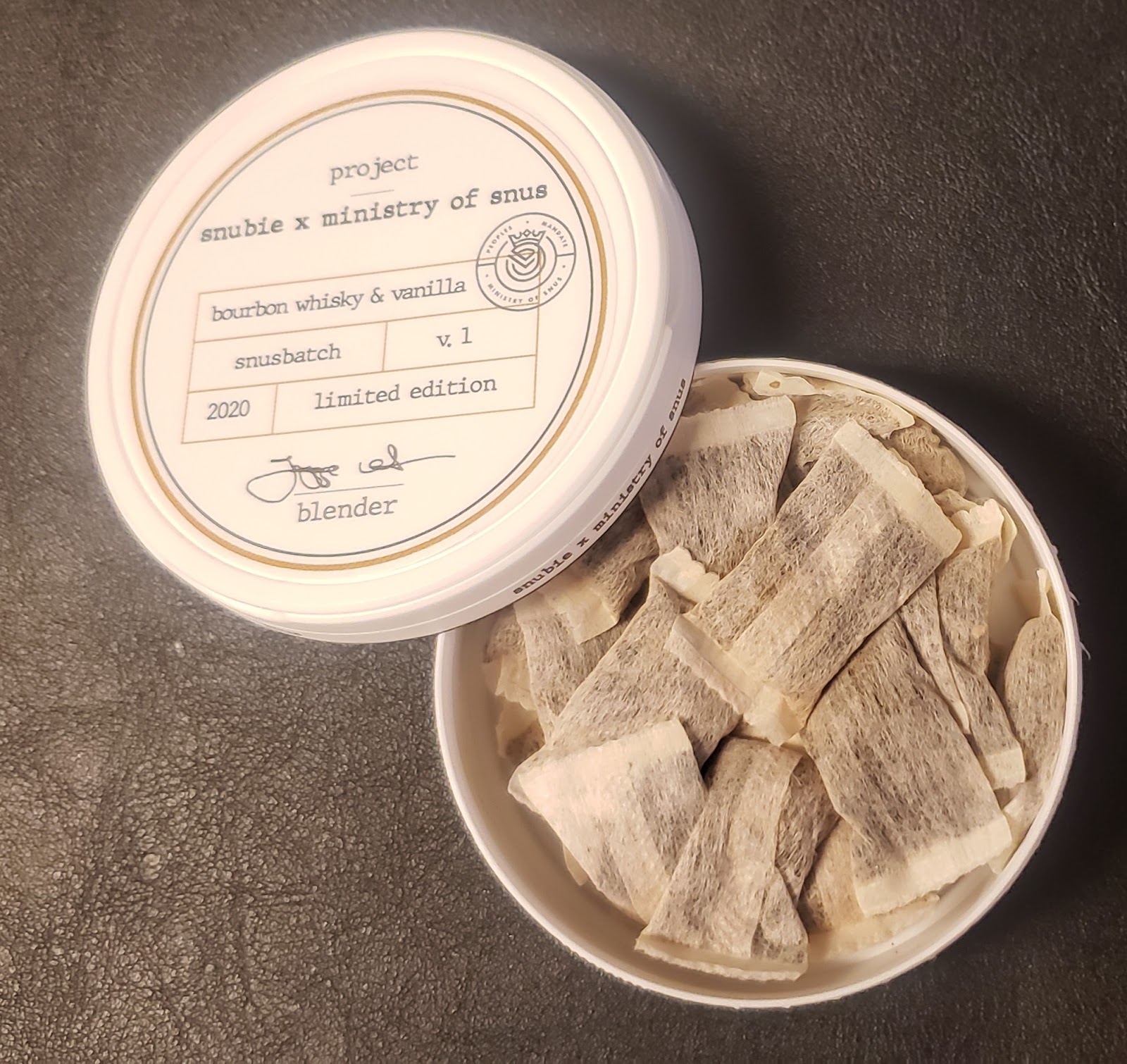 Snus and You: Snubie x Ministry of Snus: Bourbon Vanilla - June 3, 2020