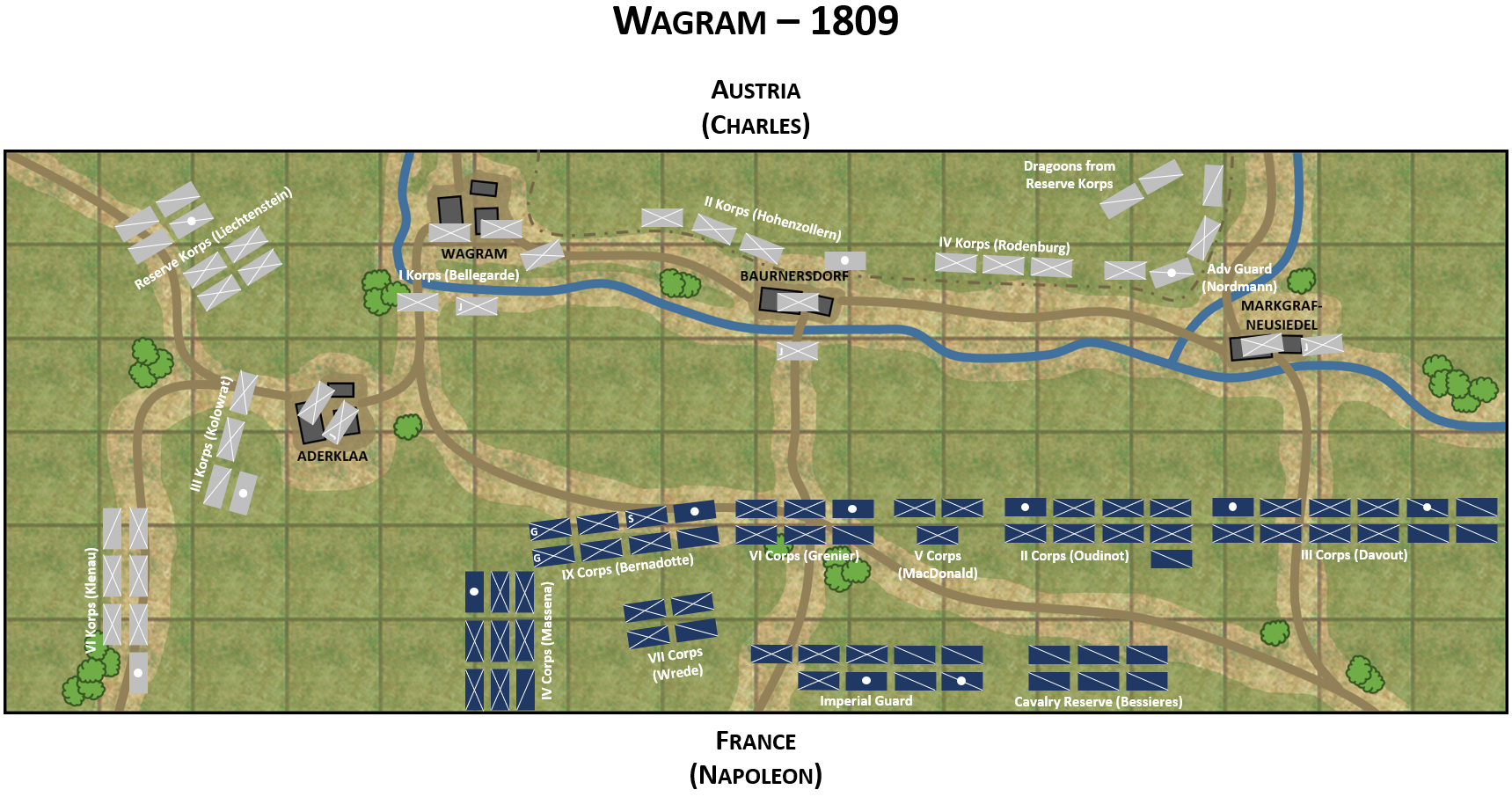 Jay's Wargaming Madness: Napoleonic Scenario: Wagram, 1809