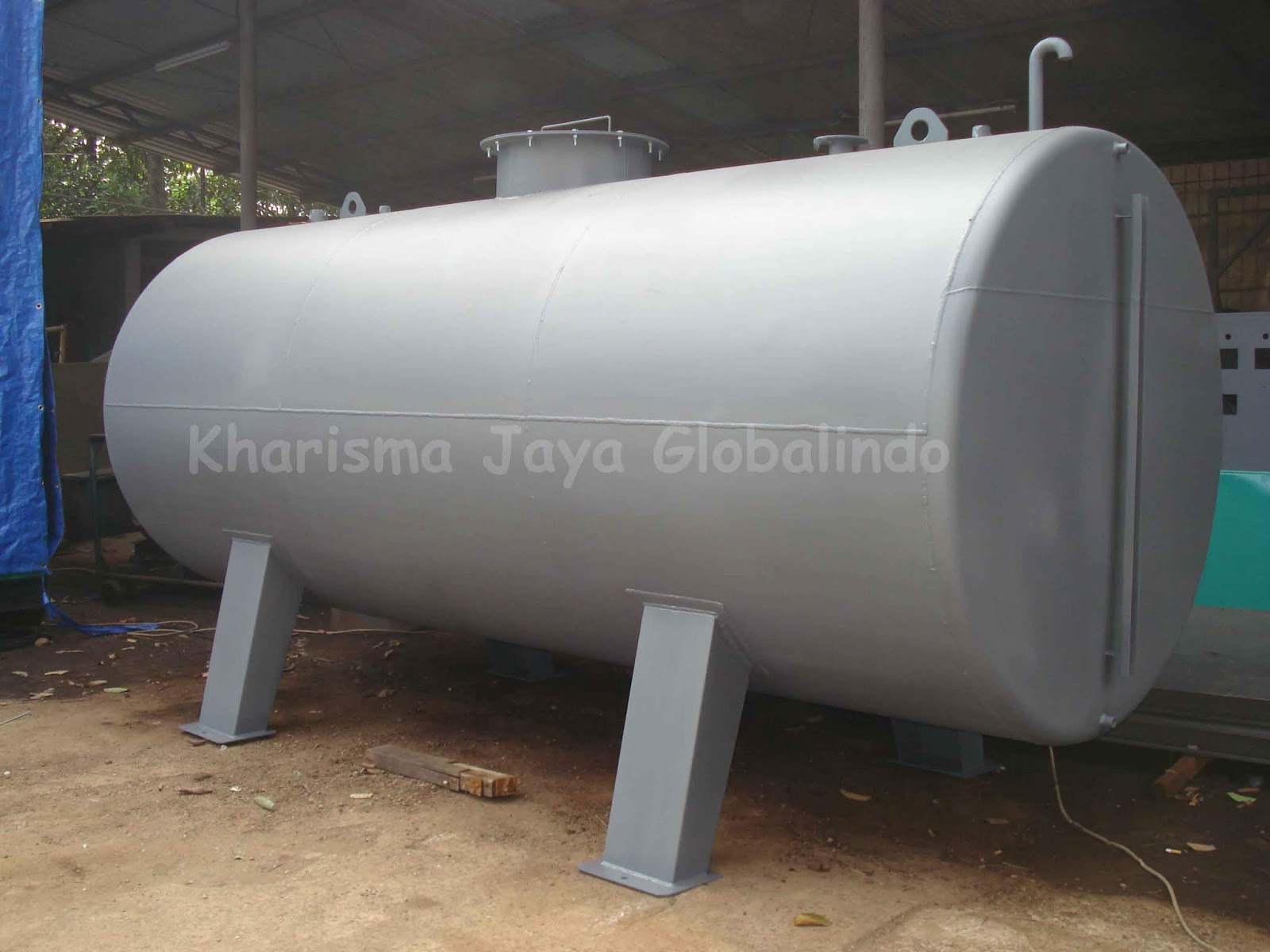 Pembuat Tangki Solar : Tangki Solar Genset 2000Liter GARANSI