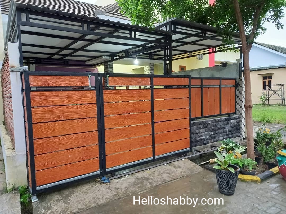 Inspirasi Pagar Woodplank Rumah Minimalis Modern ~ HelloShabby.com ...