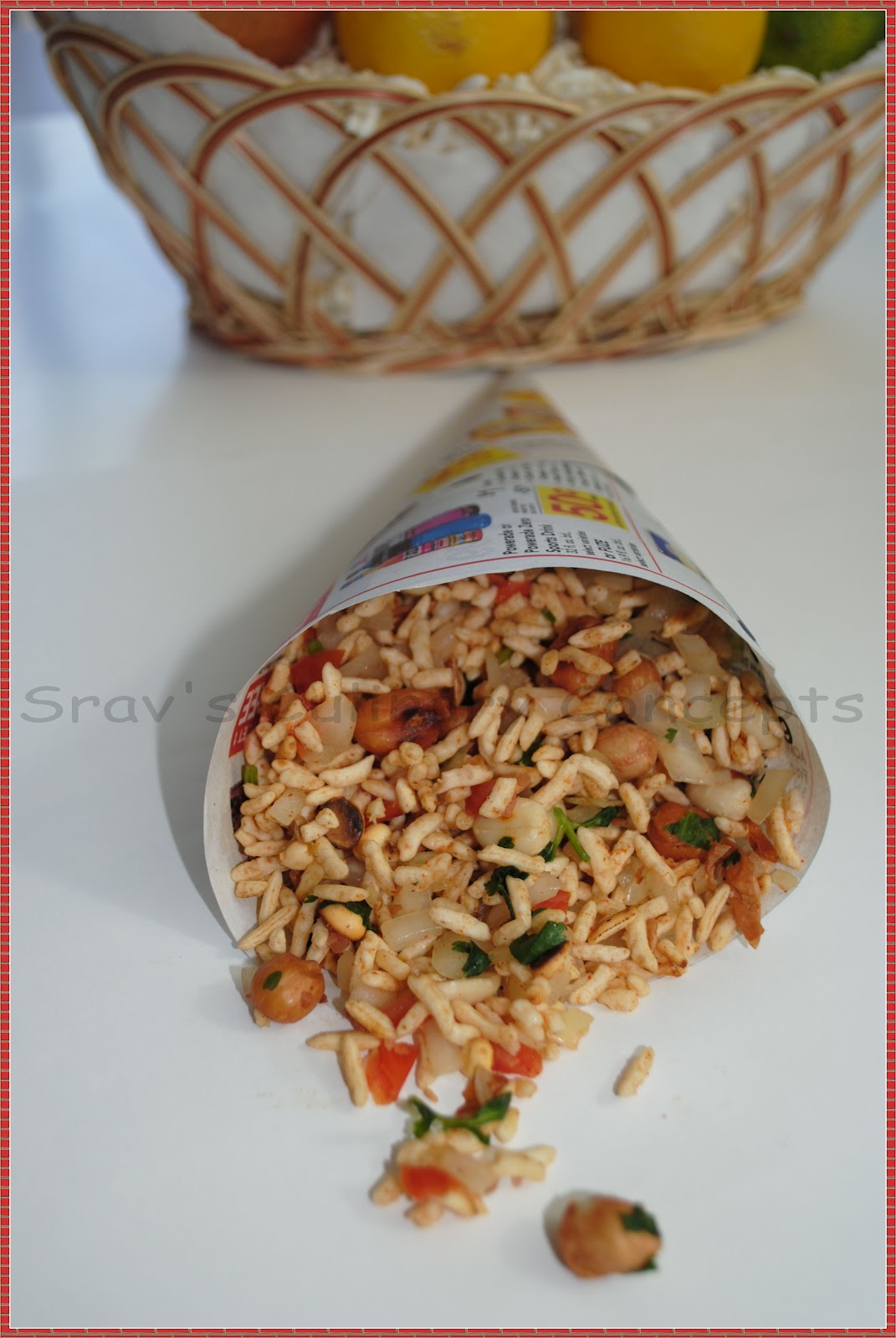 Srav's Culinary Concepts: Muntha Masala | Pidata Kinda Pappu | Puffed ...