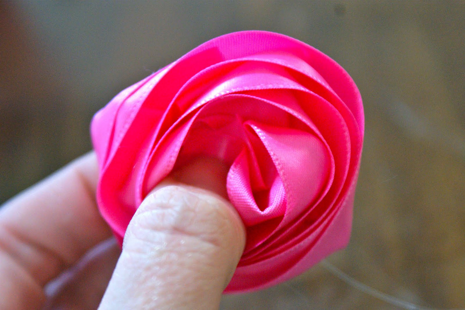 Something About Katie: Ribbon Flower Tutorial