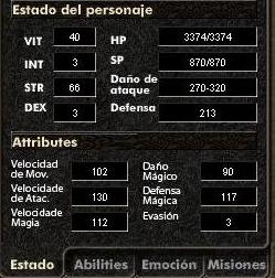 Metin2: Stats