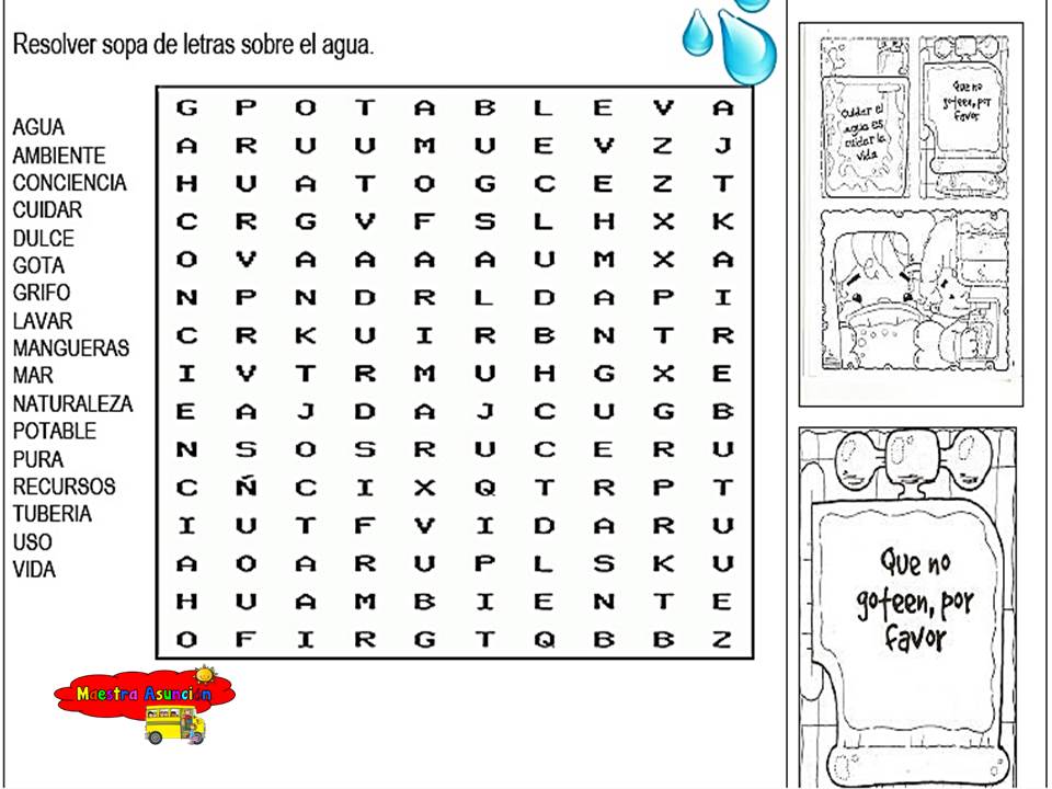 Plan Especial para celebrar el Día Mundial del Agua.