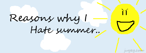 Η Ζωή Μας Μια Εικόνα: Why do i hate summer