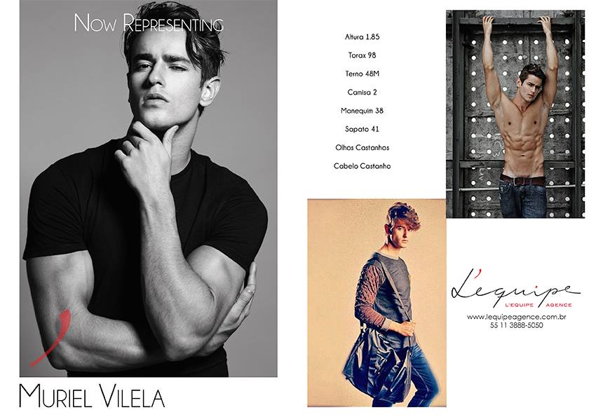 Bruno Endler e Muriel Vilela na L'Equip Model | Brazil Male Models
