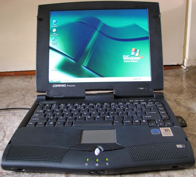 Museu do notebook: Compaq 1200 intel series