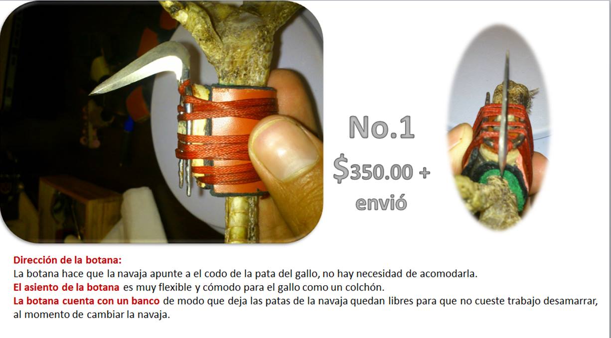 Botanas de gallos de pelea