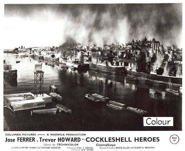 model ships in the cinema: The Cockleshell heroes 1955