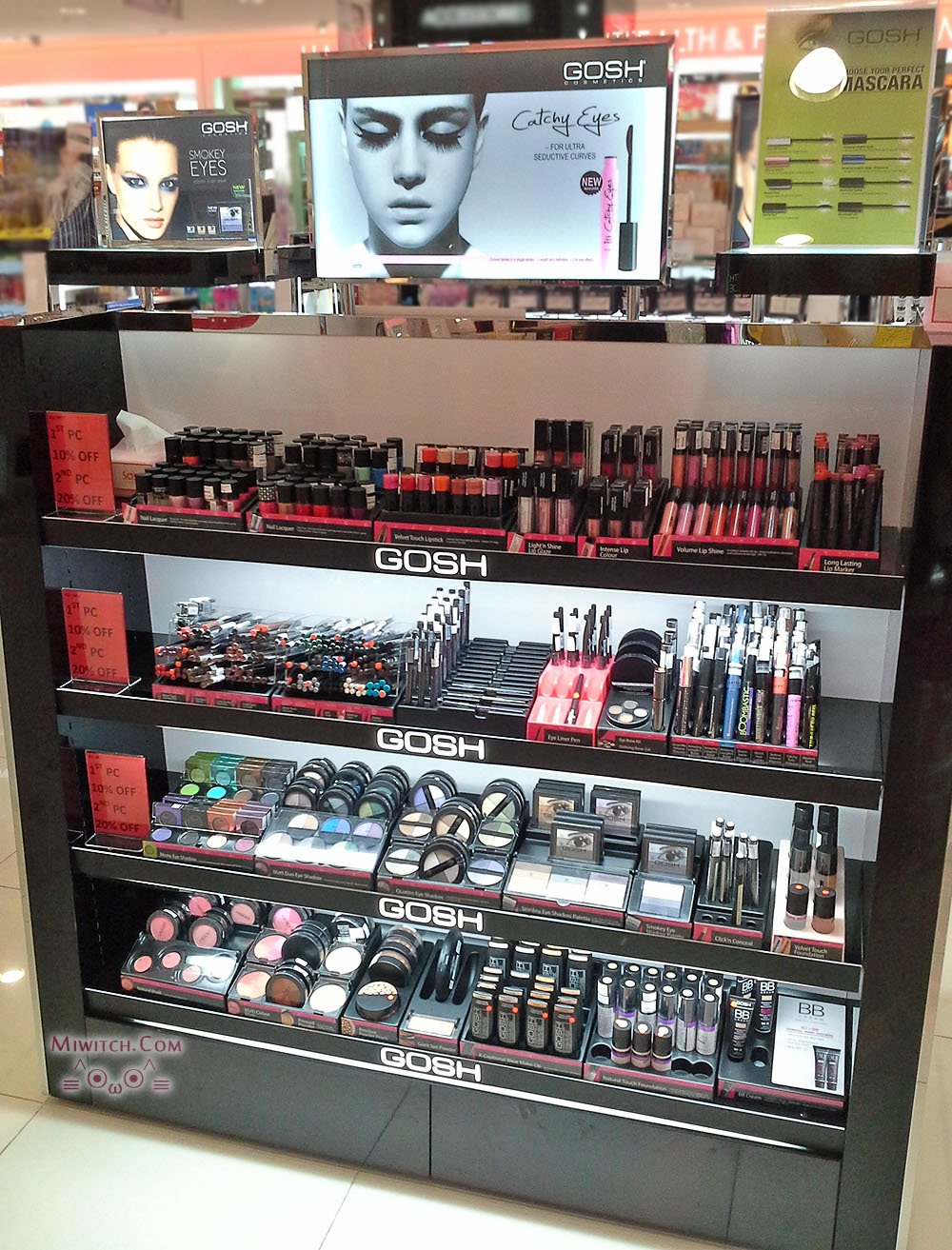Launch: GOSH Cosmetics in Sasa Singapore
