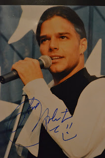 The Autograph Cat: Ricky Martin Signed Photograph