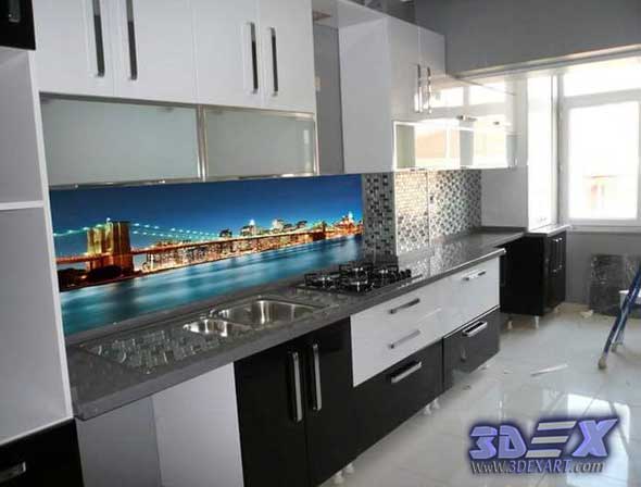 3D backsplash panel - the best solution for kitchen