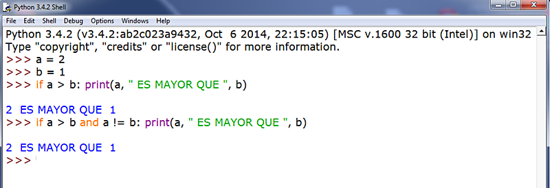APRENDER A PROGRAMAR CON PYTHON: IF-ELIF- ELSE