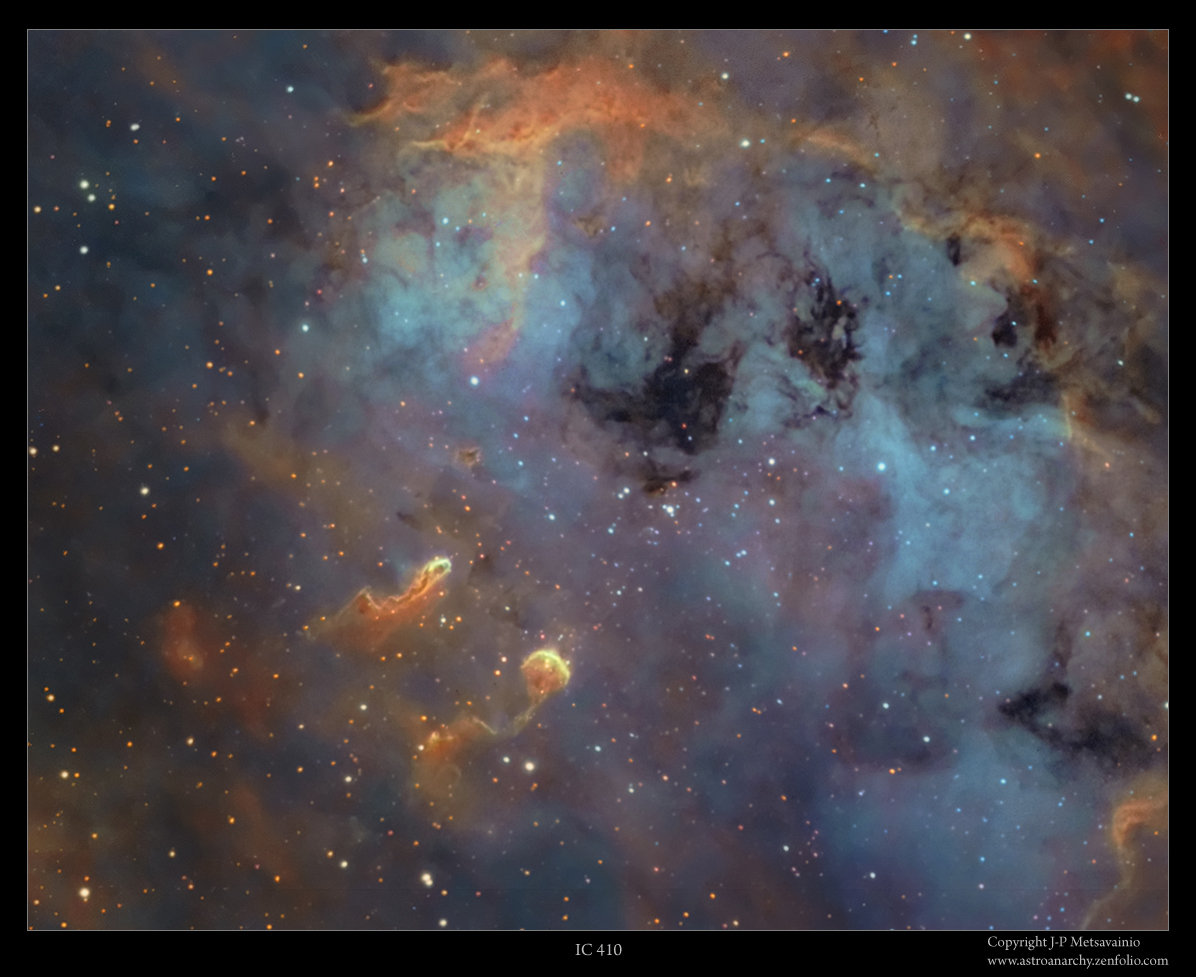 Astro Anarchy: IC 410 "tadpoles", a detail form a large photo