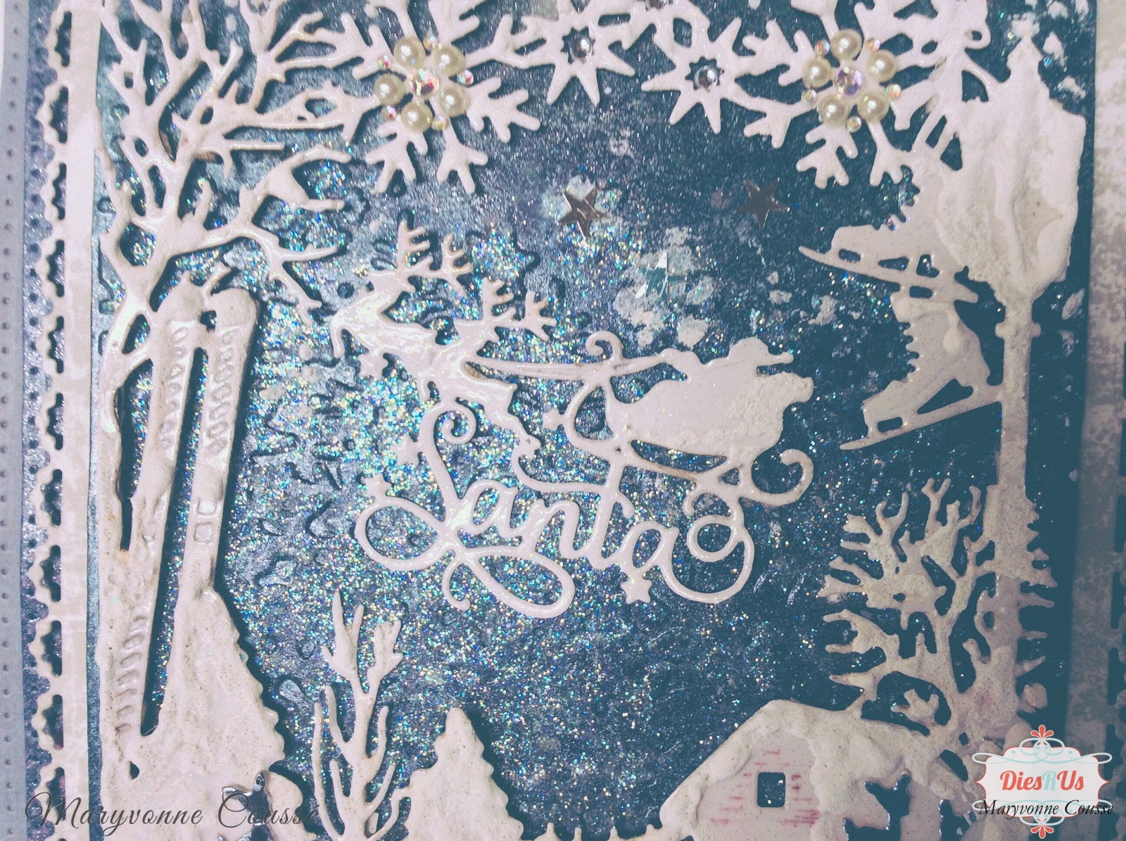 Prendre le temps....: Winter Scene - DT Dies R US Inspiration Blog 20 ...