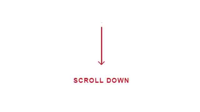 Awesome Scroll Down Arrow CSS Examples