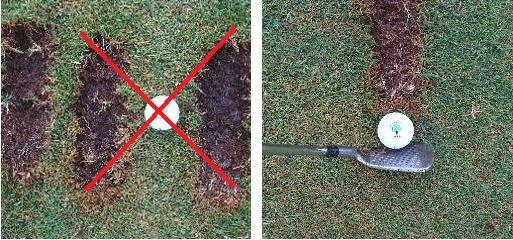 Practice Tee and Divot Patterns | Naperville Country Club Green Department