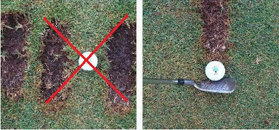 Practice Tee and Divot Patterns | Naperville Country Club Green Department