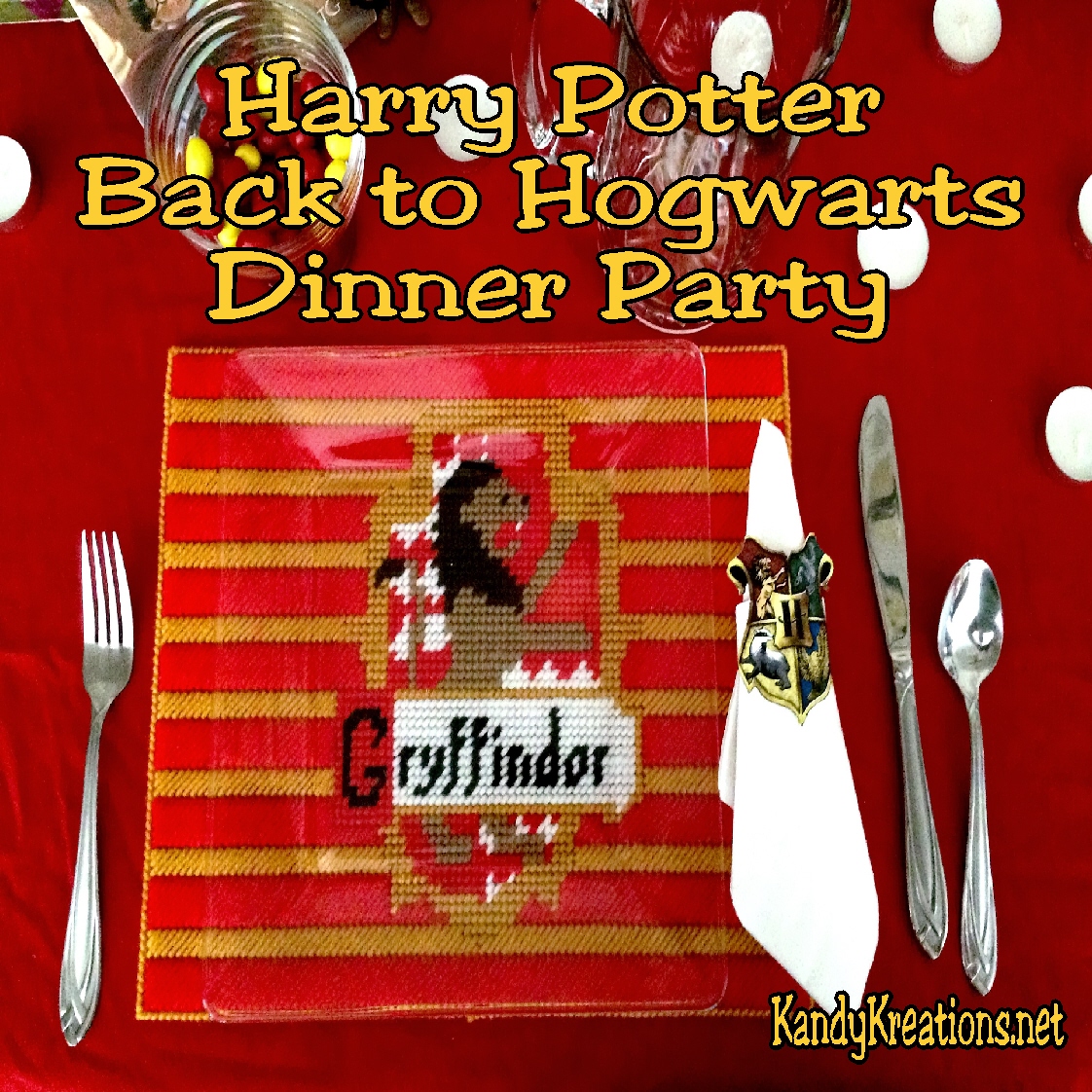 DIY Party Mom: Harry Potter Back to Hogwarts Dinner Party