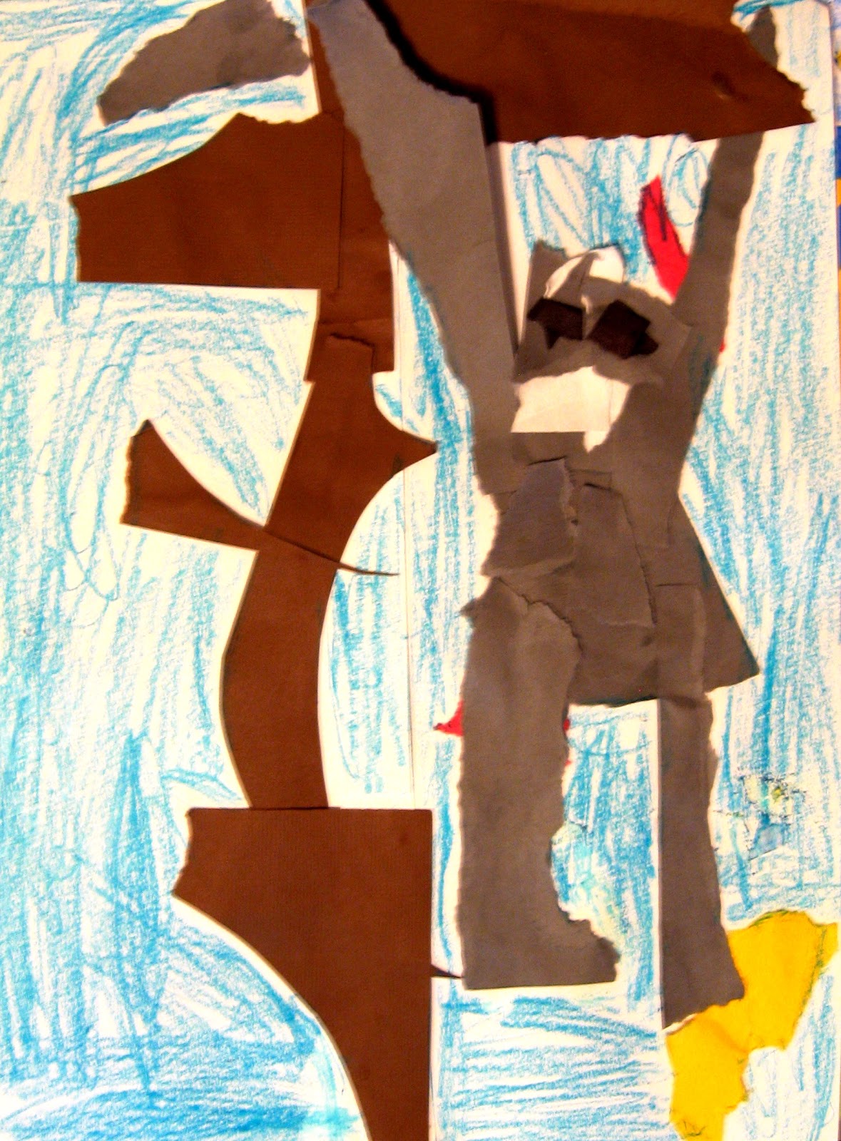 Art Matters: Torn Paper Animals (And a spooky picture)