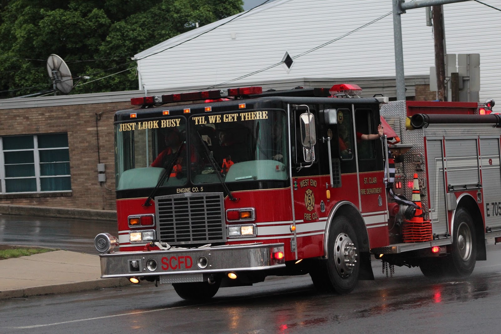Friendship Fire Company Kicks Off Block Party with Fire Truck Parade