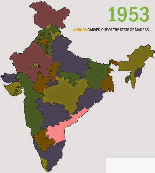 SENTHIL KUMAR: Changing Political Map of India (1951 - 2014)