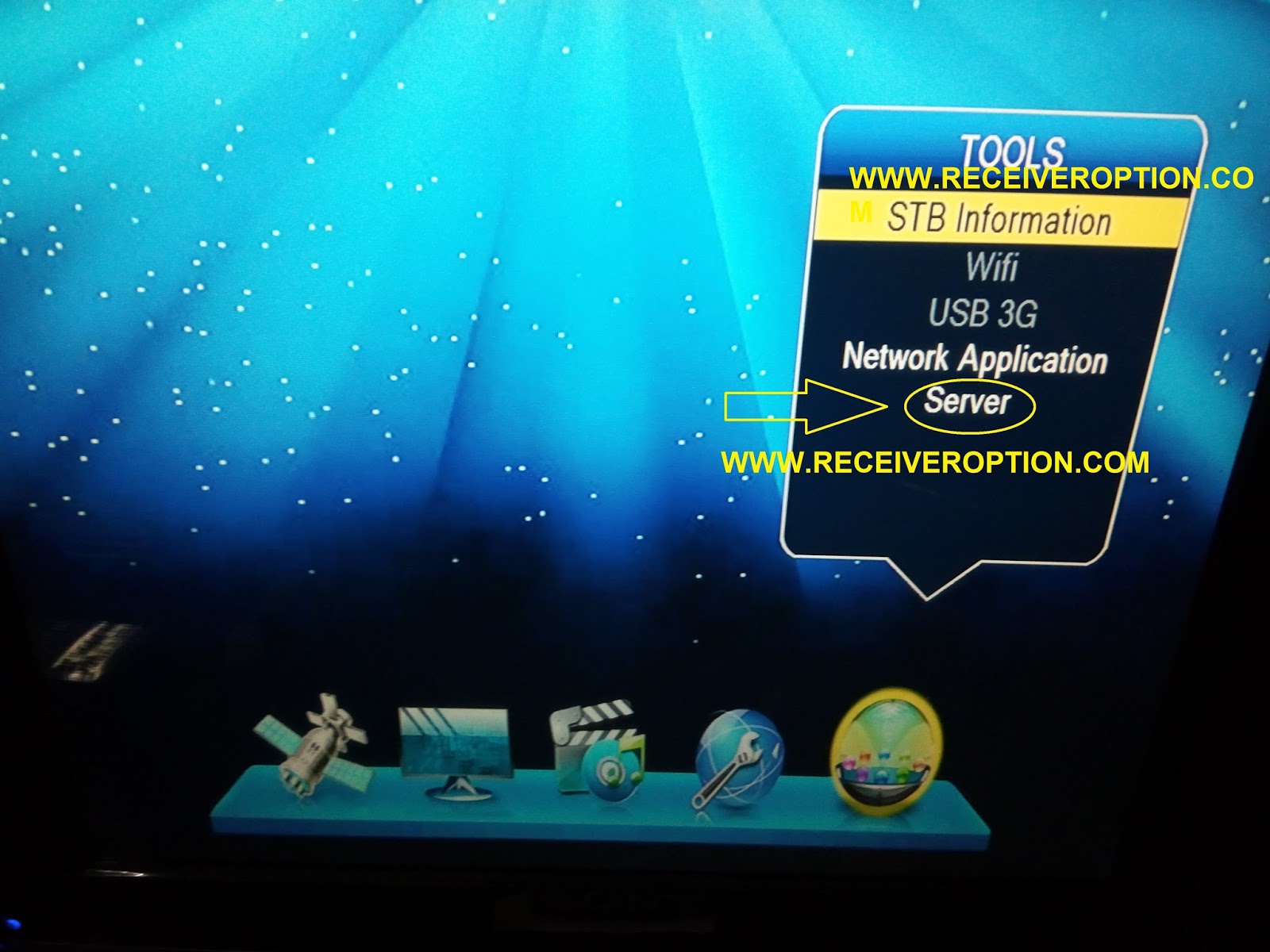 STAR TRACK 550HD PLATINIUM RECEIVER CCCAM OPTION - How To Enter Biss ...