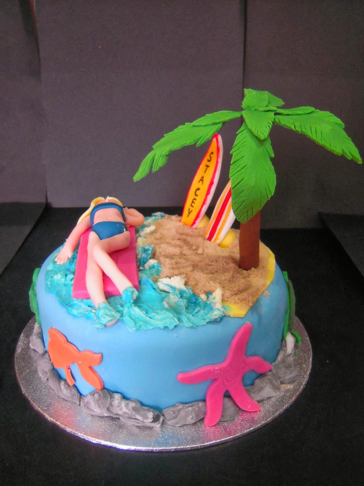 Eileen Atkinson's Celebration Cakes: Beach babe cake