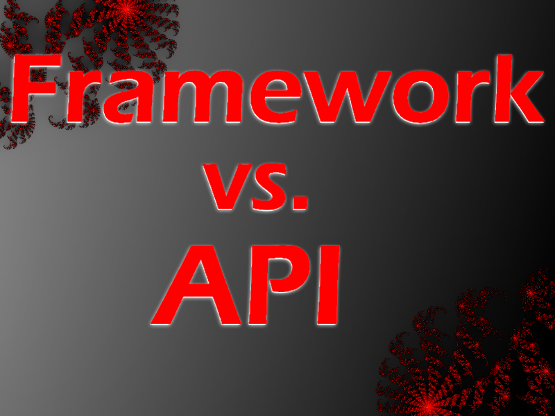 A Programmers Day Difference Between Framework And Apiapi Vs Framework Framework Vs Api
