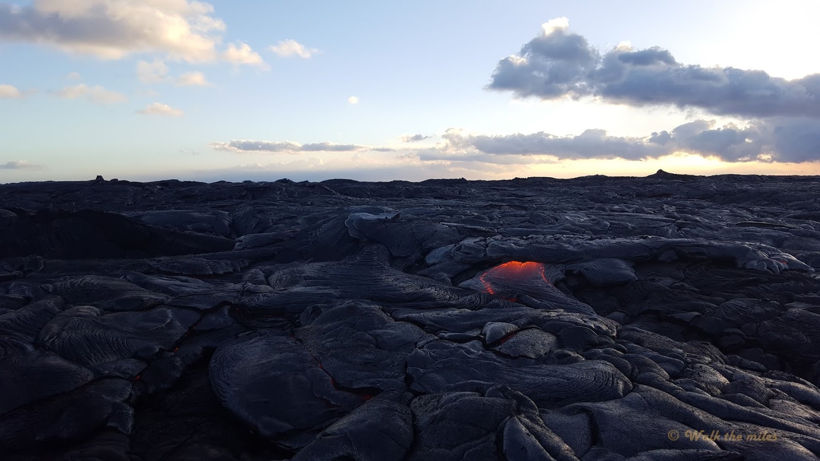 Walk the miles: Lava flood