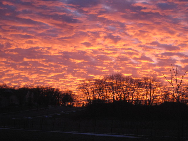 The Old Jarhead: Wisconsin Sunset 2-16-17