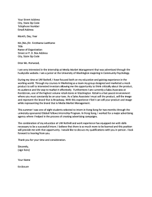 Post Internship Thank You Letter ~ Thankyou Letter