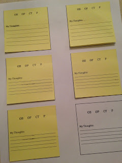 Lesson Deli: Mini Post-it Rubrics